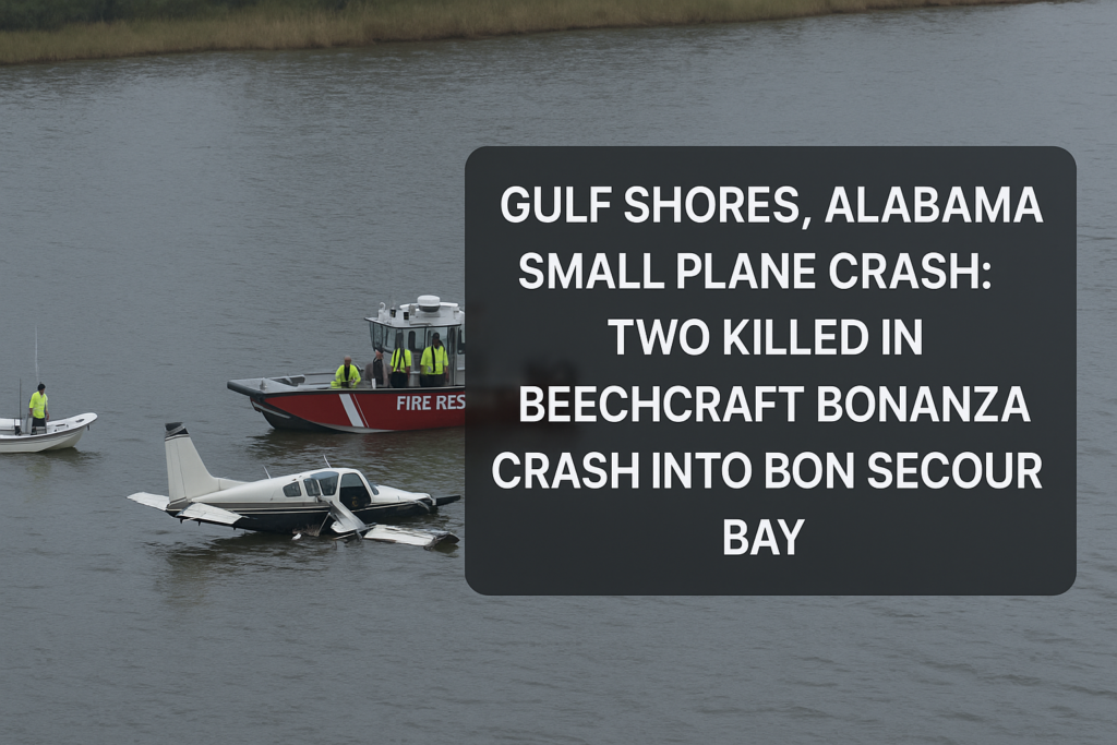 Gulf Shores, Alabama Small Plane Crash: Two Killed in Beechcraft ...