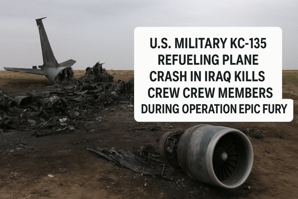 U.S. Military KC-135 Refueling Plane Crash in Iraq Kills Four Crew ...
