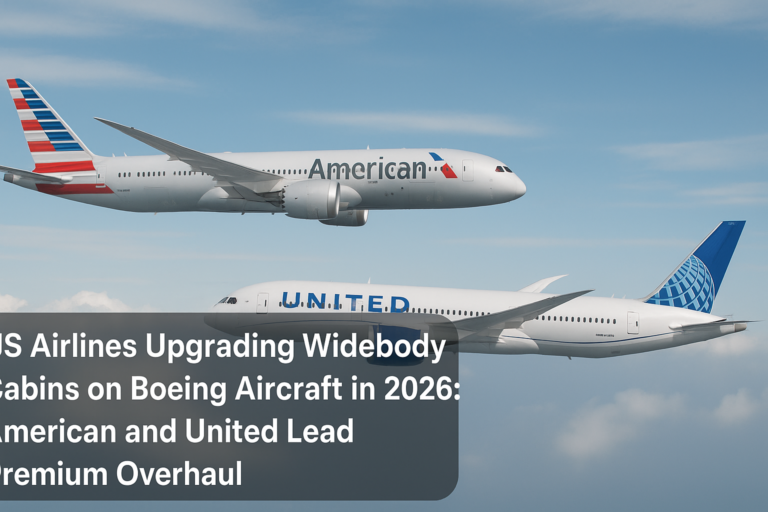 US Airlines Upgrading Widebody Cabins on Boeing Aircraft in 2026 ...
