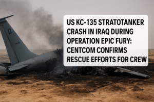US KC-135 Stratotanker Crash in Iraq During Operation Epic Fury ...