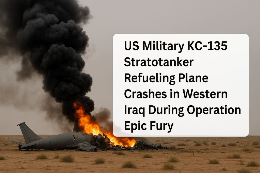 US Military KC-135 Stratotanker Refueling Plane Crashes in Western Iraq ...