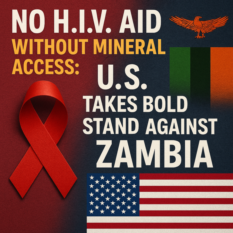 No H.I.V. Aid Without Mineral Access: U.S. Takes Bold Stand Against ...